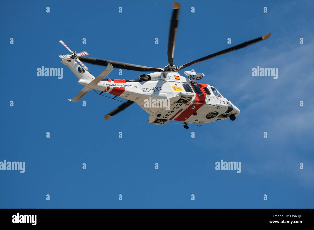 Sea rescue helicopter Stock Photo - Alamy