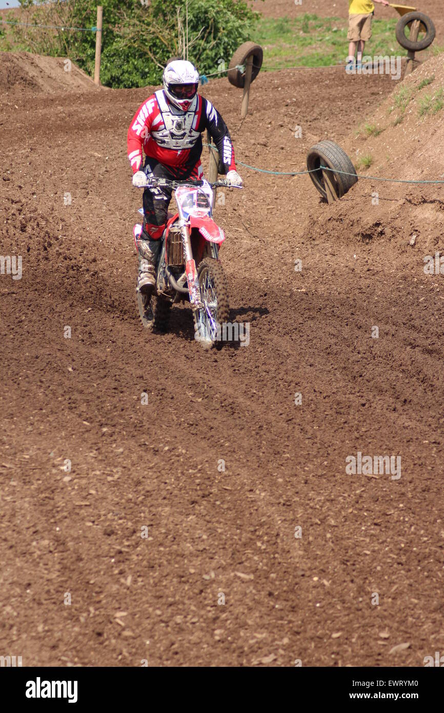 Action adventure Motocross motorcycle race training event. Racing ...