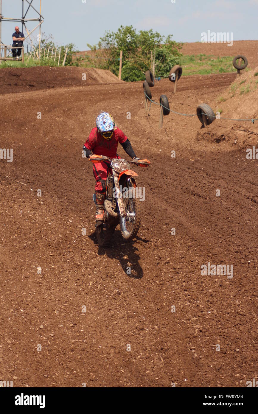 Action adventure Motocross motorcycle race training event. Racing ...