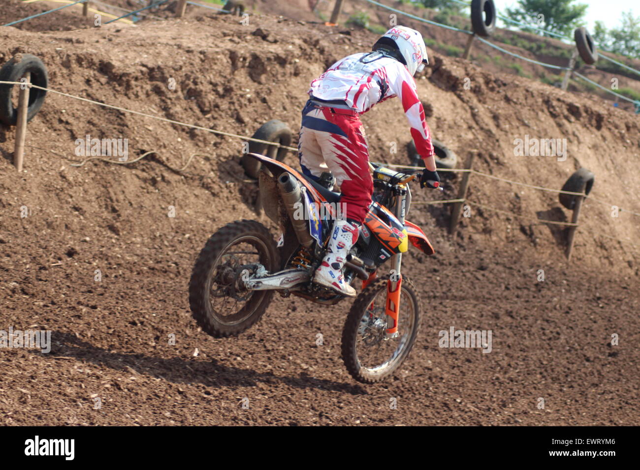 Action adventure Motocross motorcycle race training event. Racing ...