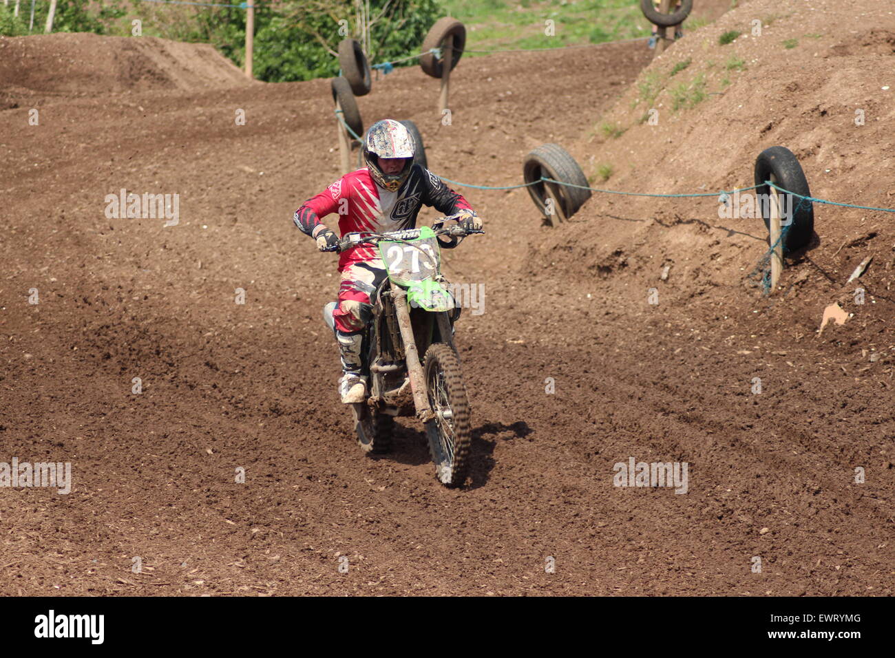 Action adventure Motocross motorcycle race training event. Racing ...