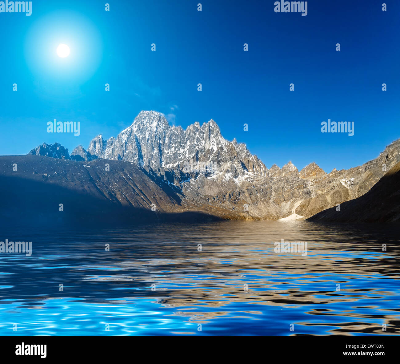 Climbing mount everest highest mountain hi-res stock photography and ...