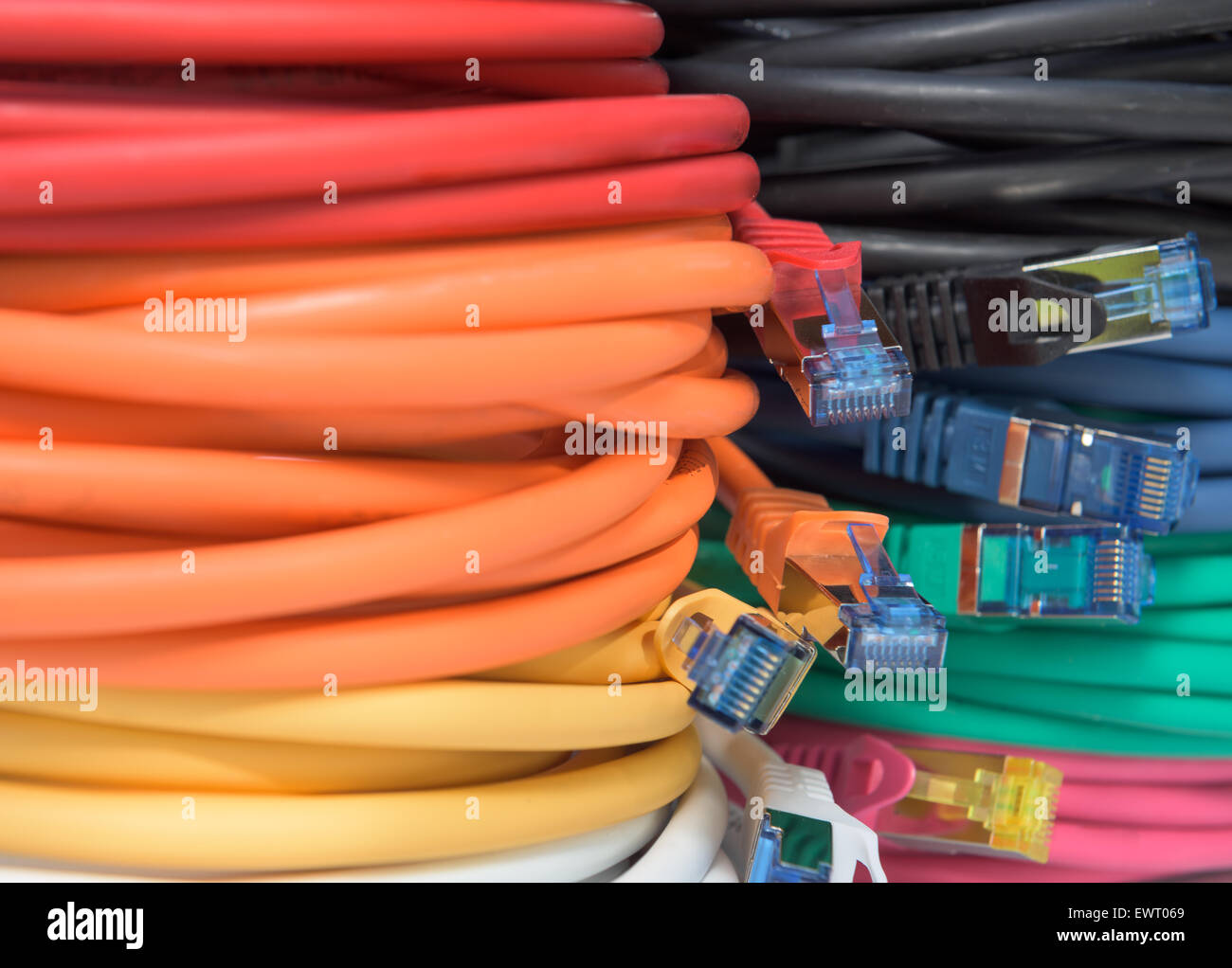 Colorful data cable hi-res stock photography and images - Alamy