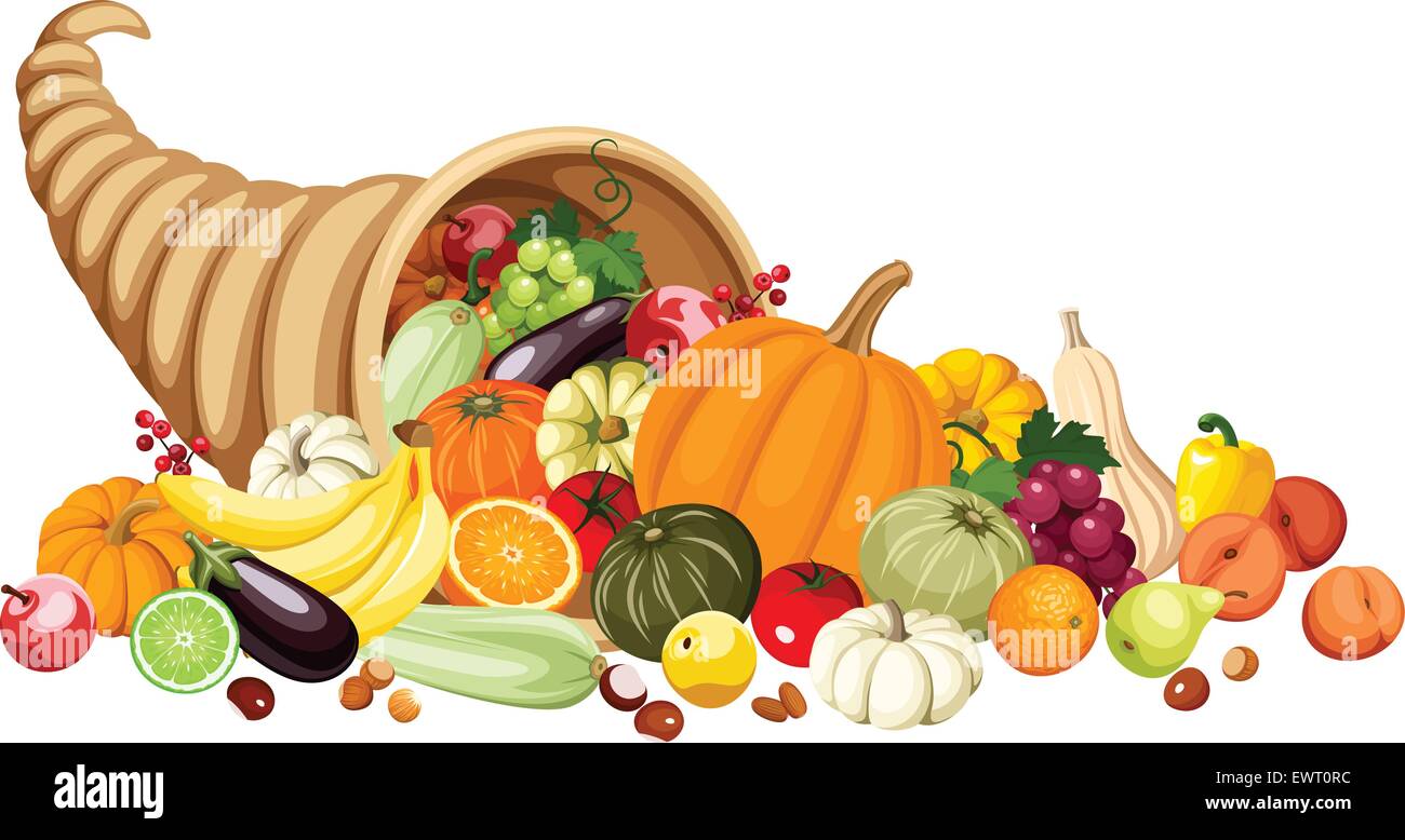 Cornucopia as symbol of plenty hi-res stock photography and images - Alamy