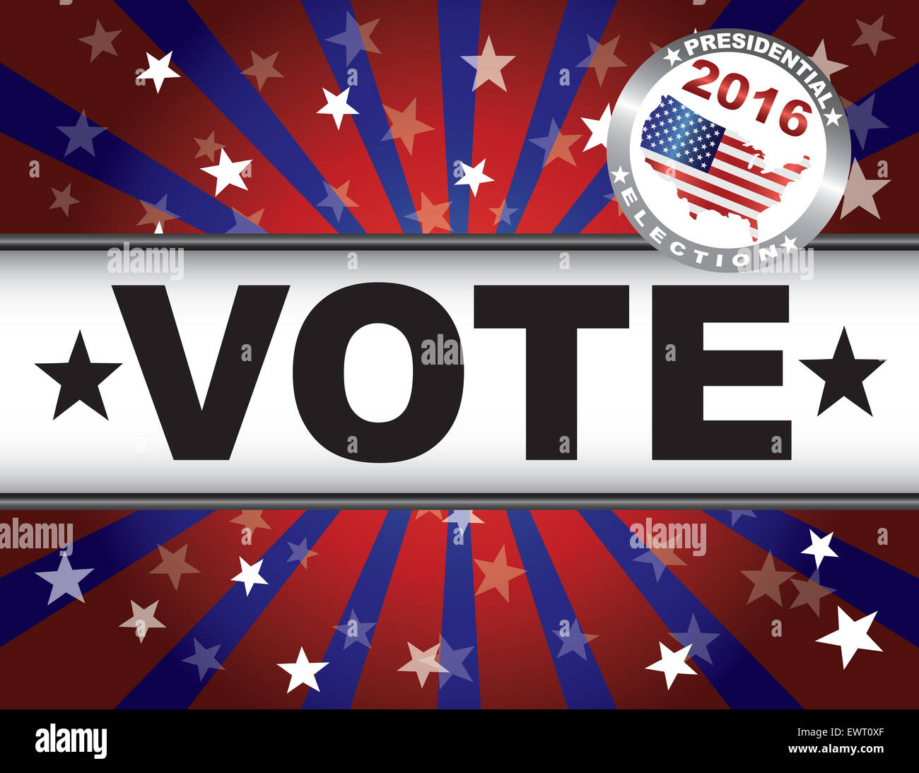 Presidential race banner hi-res stock photography and images - Alamy