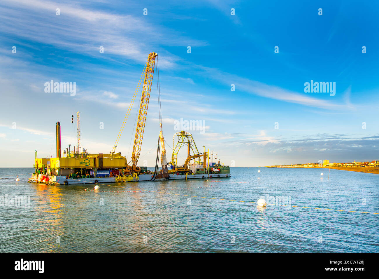Wind turbine installer hi-res stock photography and images - Alamy