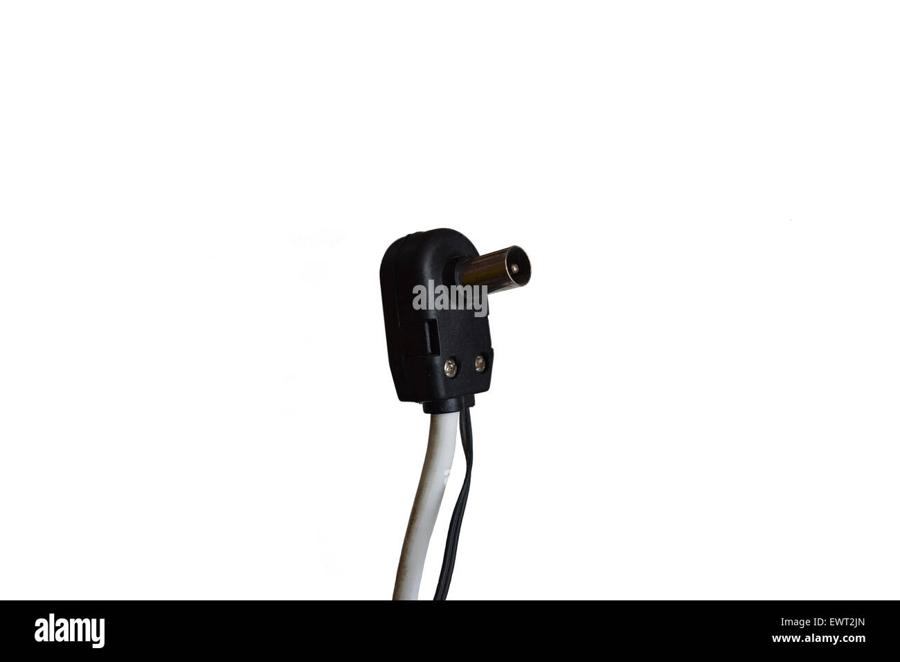 The plug of an antenna cable Stock Photo - Alamy