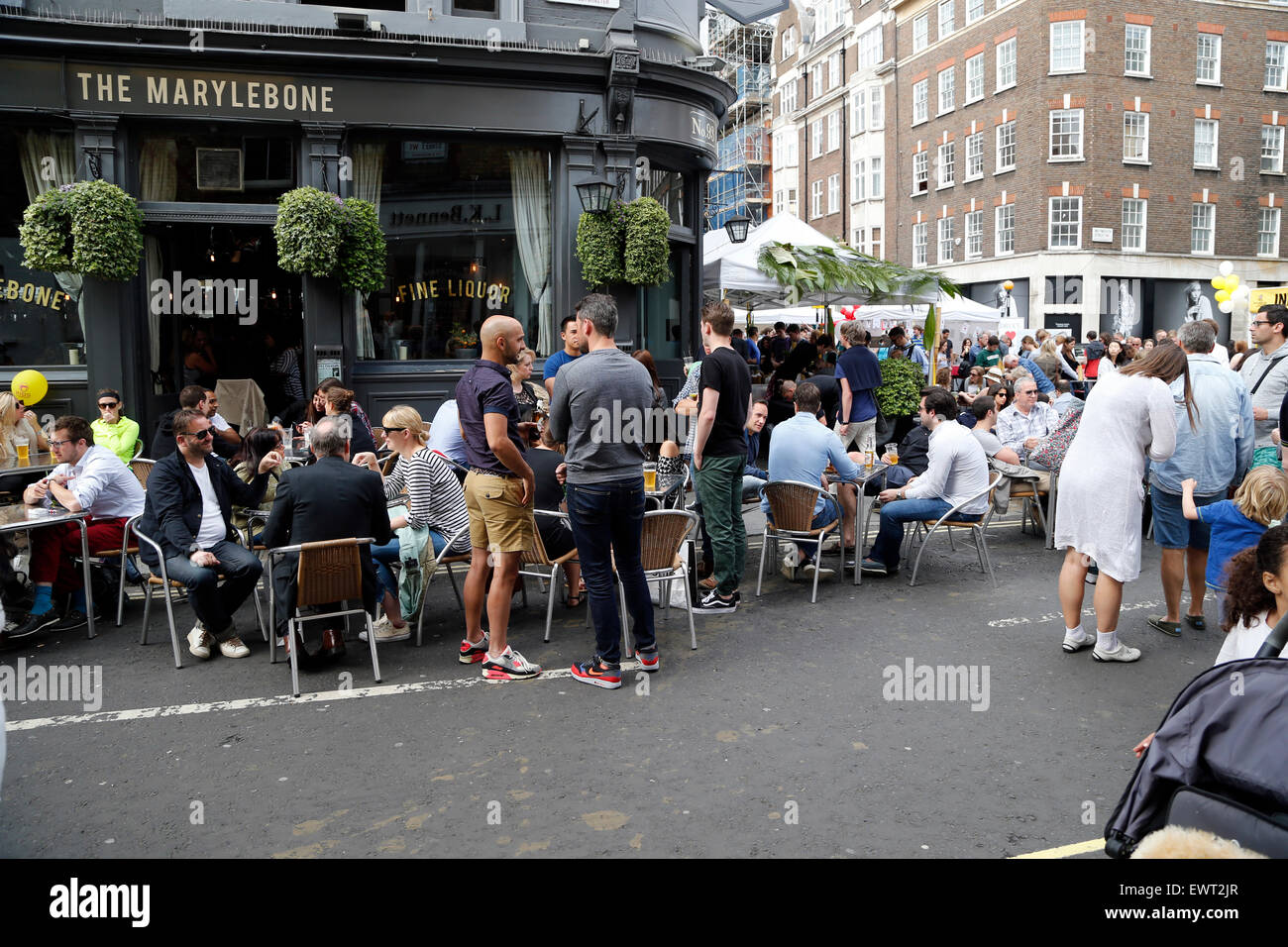 Marylebone Fayre, Marylebone, London; England; UK Stock Photo - Alamy