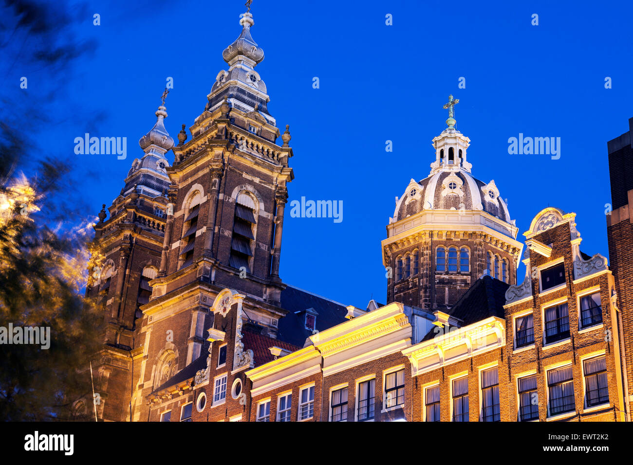 Basilica of St. Nicholas. Amsterdam Stock Photo - Alamy