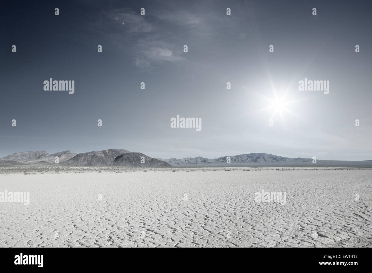 panoramic view of nice hot Nevada desert daytime Stock Photo - Alamy