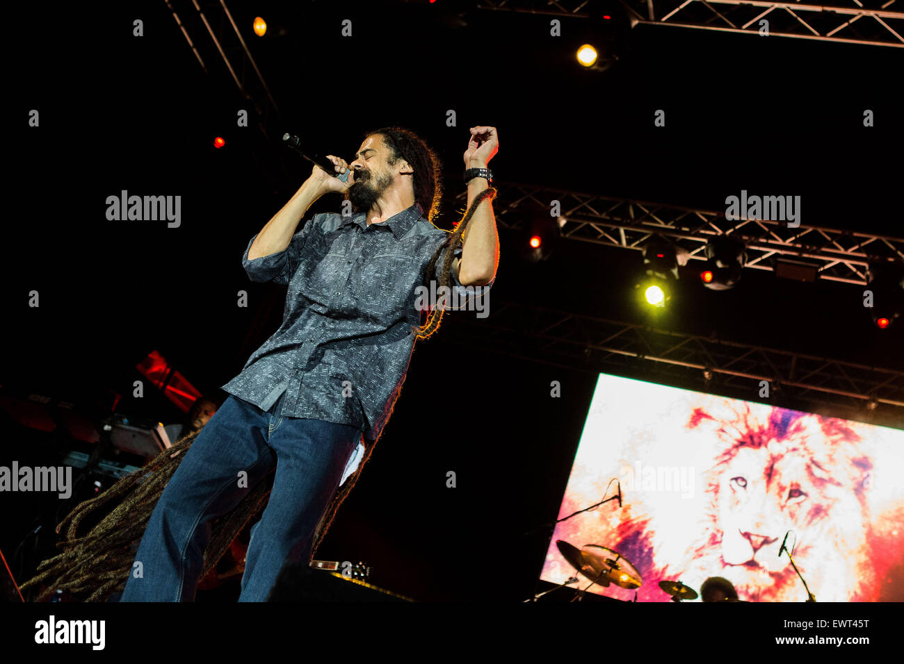 Milan, Italy. 30th June, 2015. The Jamaican reggae singer Damian Marley ...