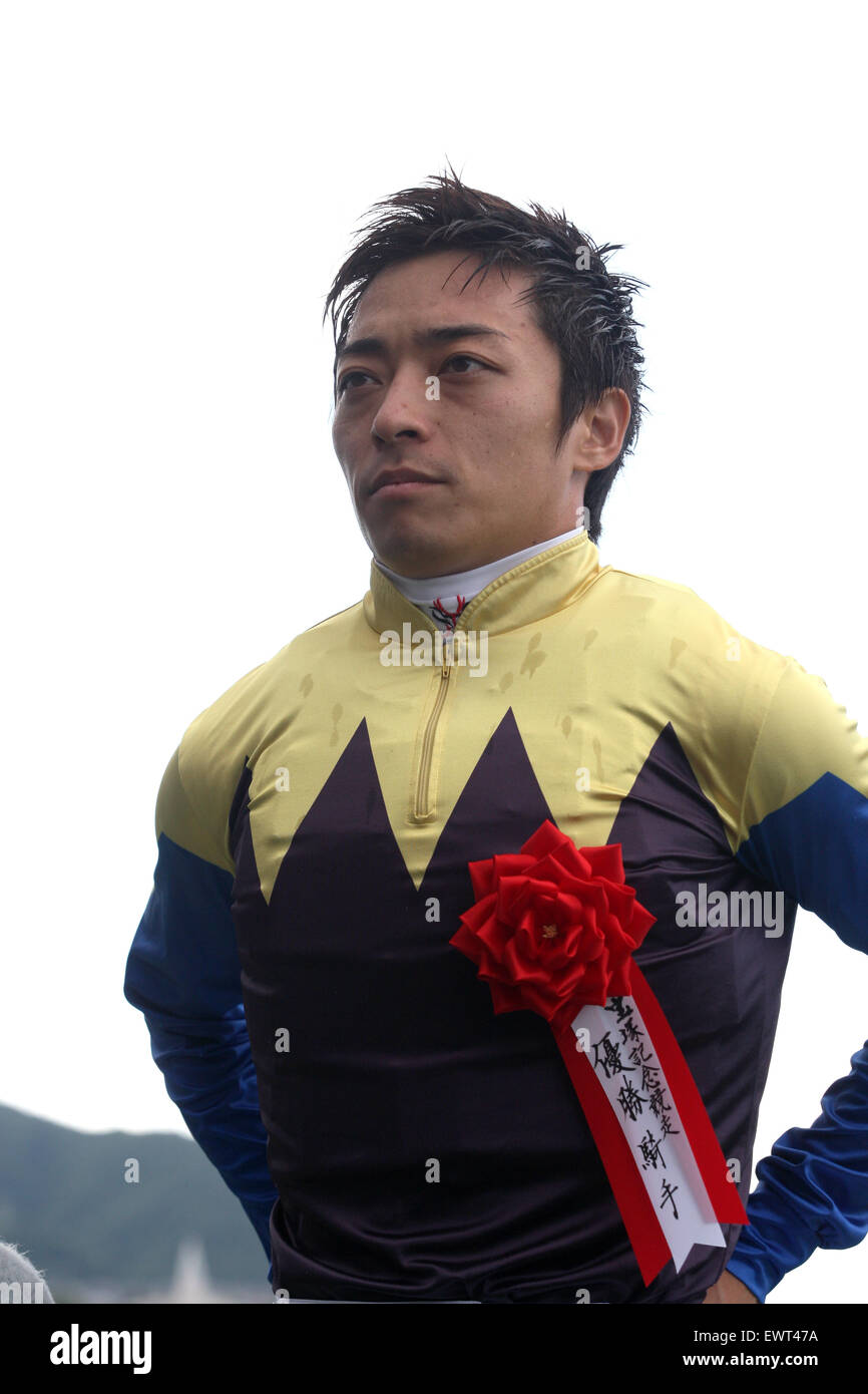 Hyogo, Japan. 28th June, 2015. Yuga Kawada Horse Racing : Jockey Yuga ...