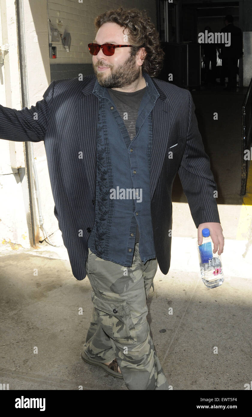 Celebrities leaving the Huffington Post in New York Featuring: Dan ...