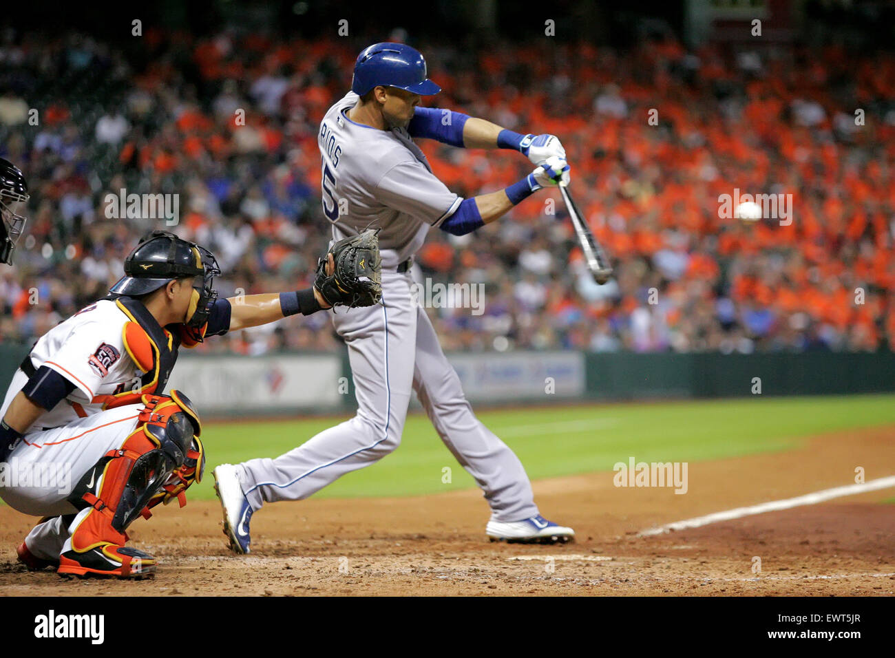 Houston, TX, USA. 30th June, 2015. Kansas City Royals right fielder ...