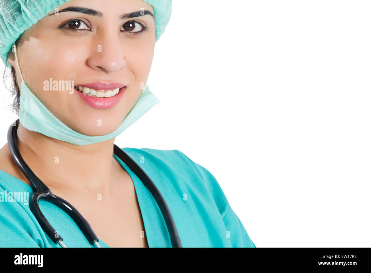1 indian woman Surgeon doctor Stock Photo - Alamy
