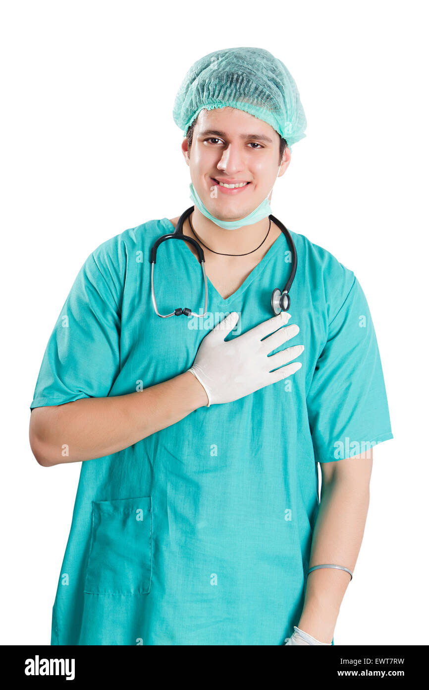 1 indian man Surgeon doctor Promise Stock Photo - Alamy