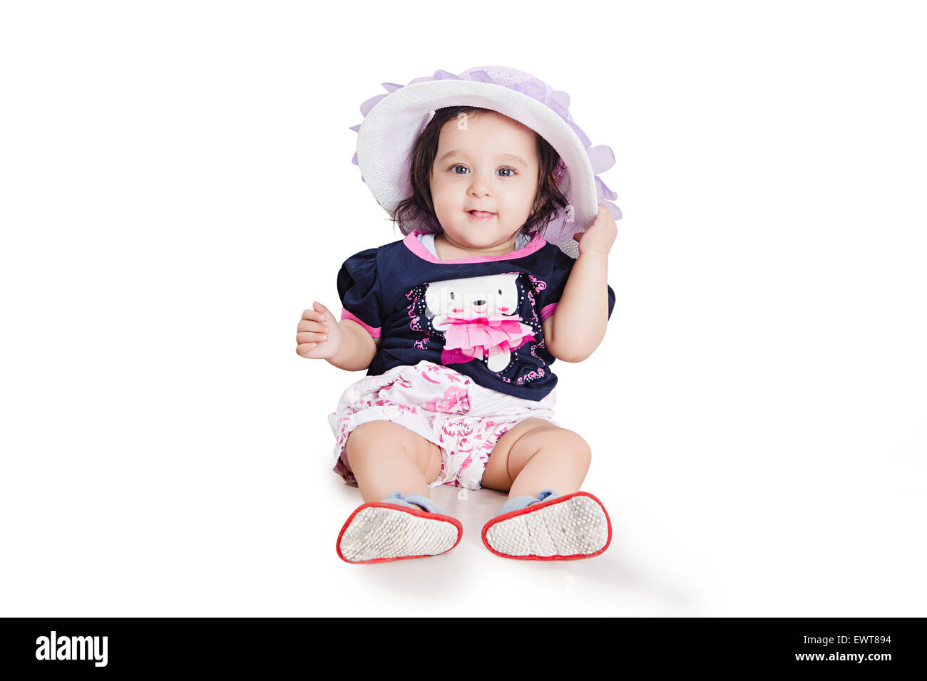 Portrait cute baby play on Cut Out Stock Images & Pictures - Alamy