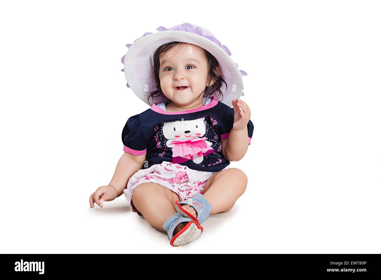 Portrait cute baby play on Cut Out Stock Images & Pictures - Alamy