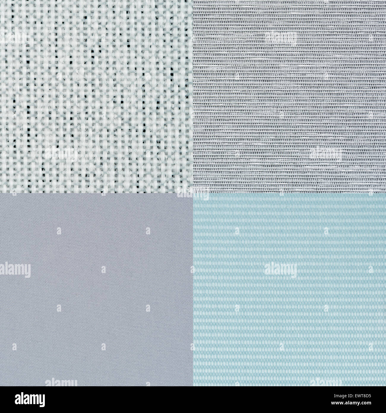 Set of blue vinyl samples, texture background Stock Photo - Alamy
