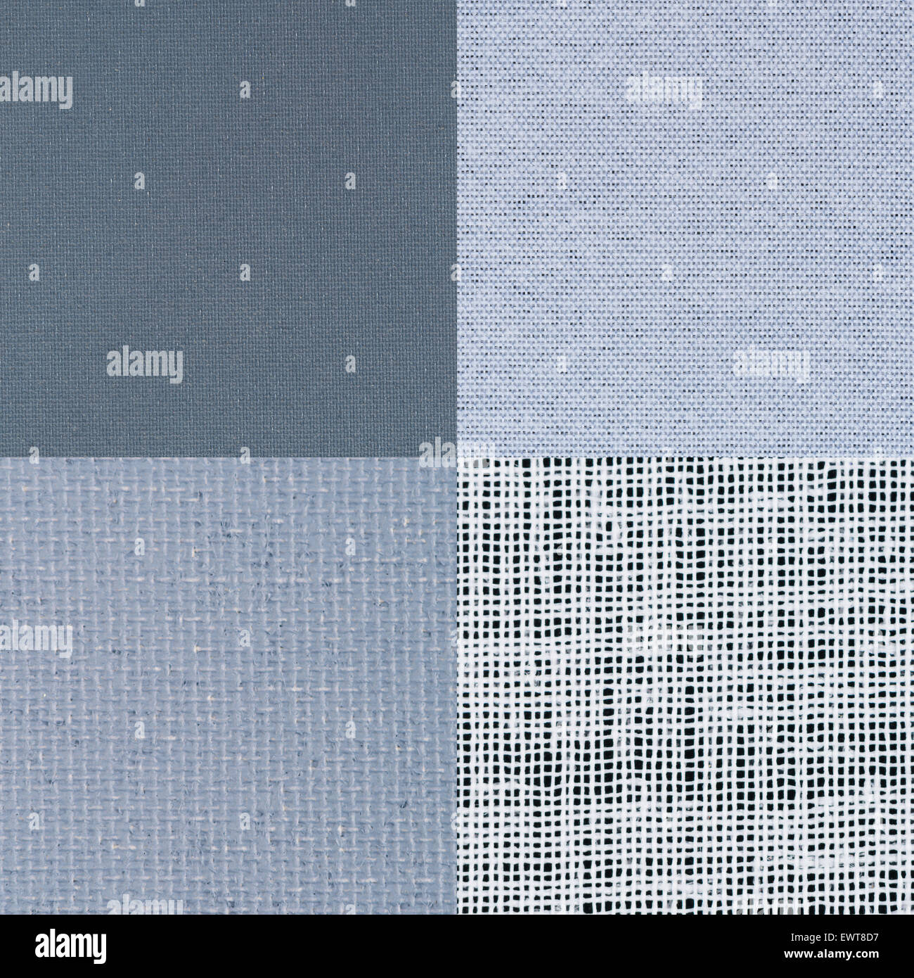 Set of blue vinyl samples, texture background Stock Photo - Alamy