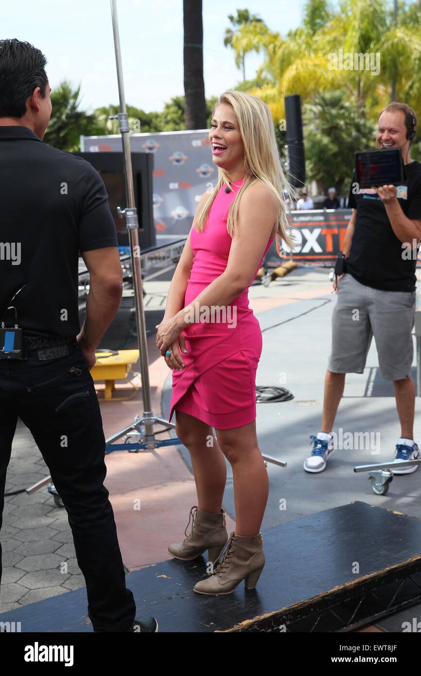 Paige Vanzant seen at Universal studios where she was interviewed by ...