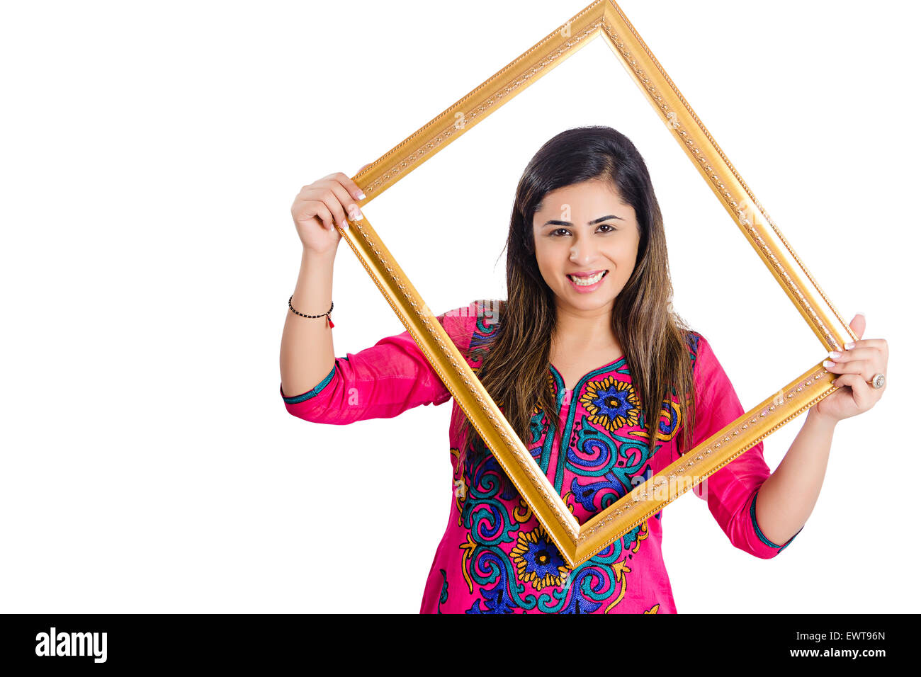 Woman frame hi-res stock photography and images - Alamy