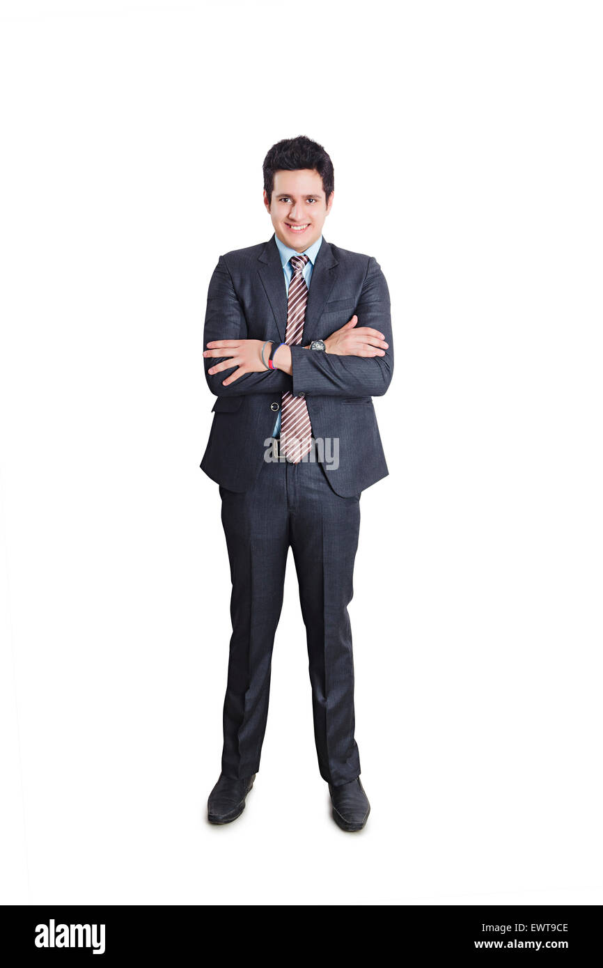 1 indian Business Man Standing pose Stock Photo - Alamy