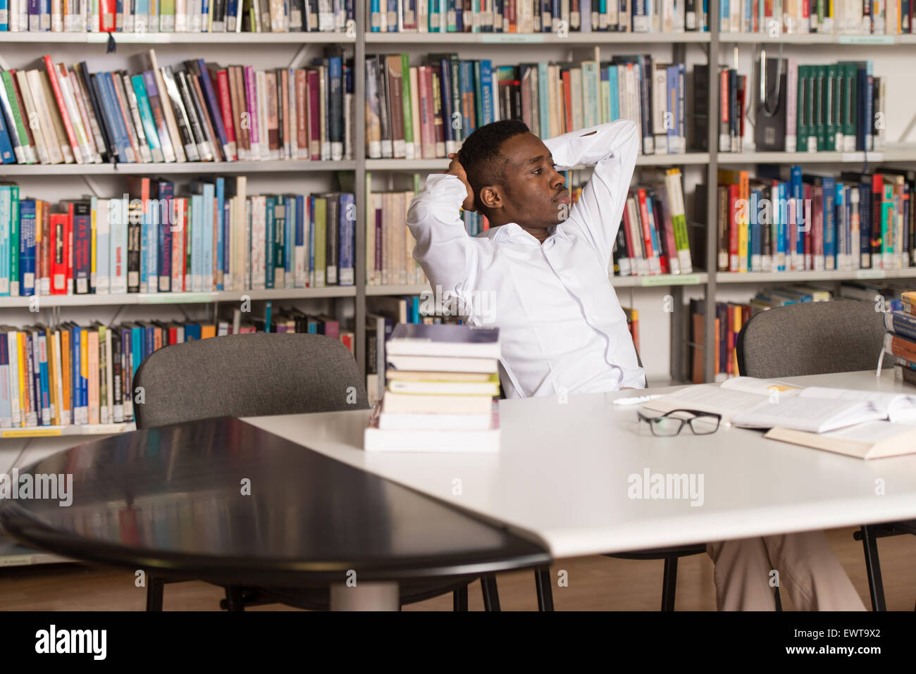 Stressed Out Black Student