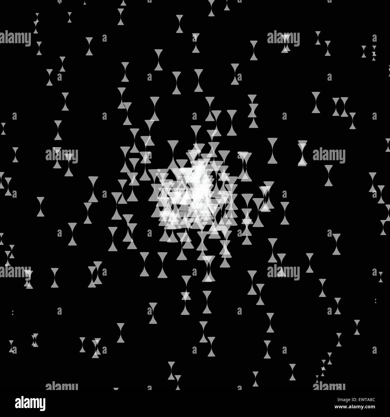 Scattered abstract shapes artistic, abstract vector. (transparent ...