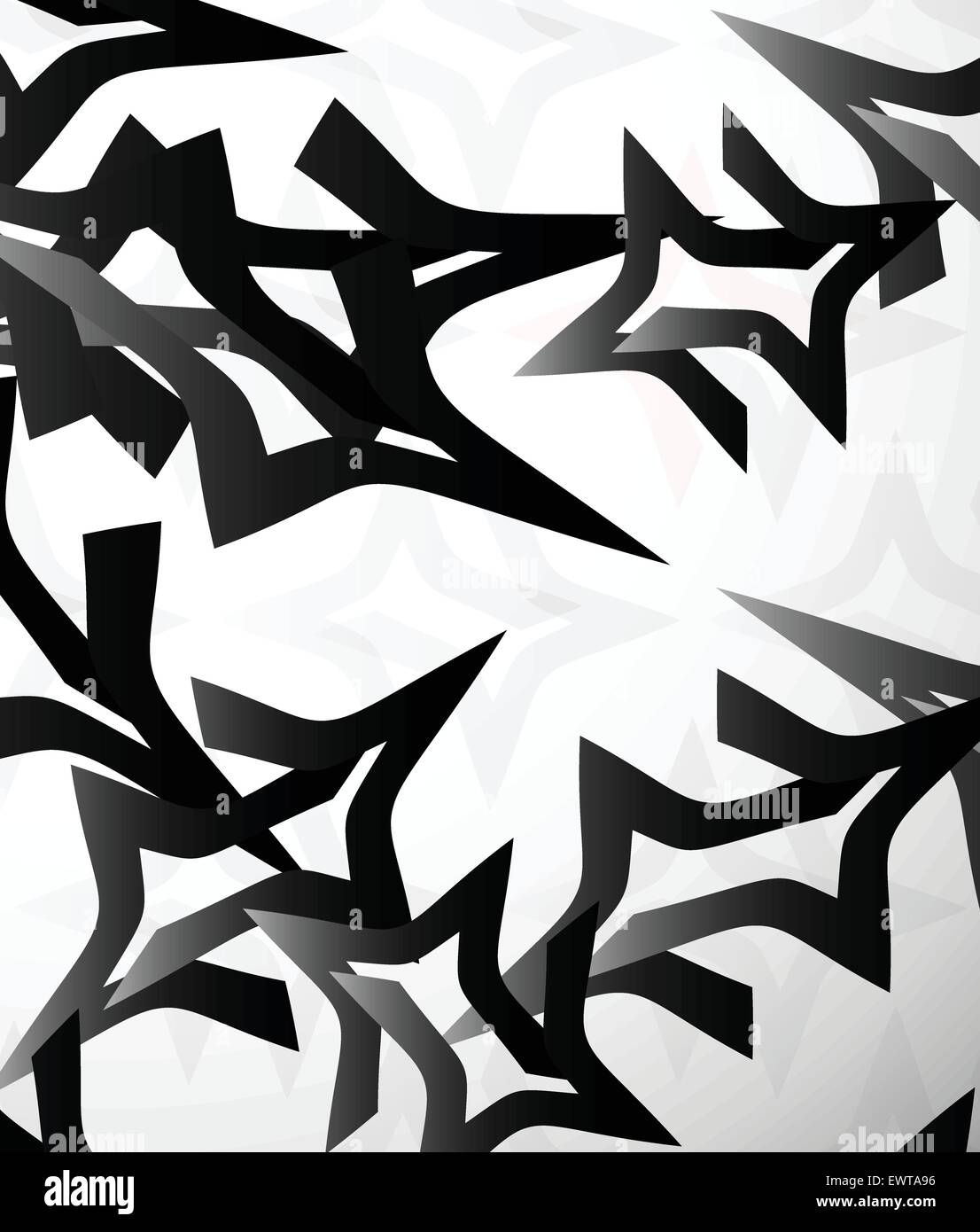 Artistic pattern, background with scattered abstract shapes Stock ...