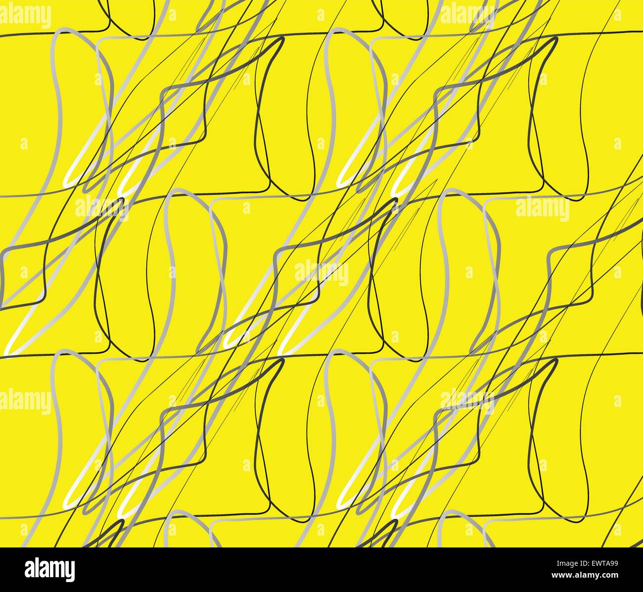 Abstract wavy, tangled lines. Editable vector graphics Stock Vector ...