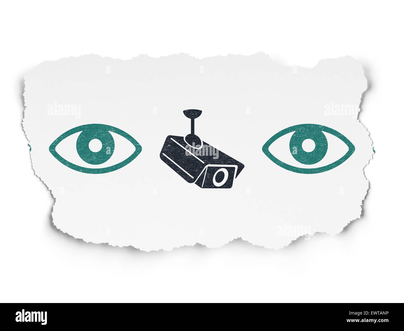 Eye watching concept icon Cut Out Stock Images & Pictures - Alamy