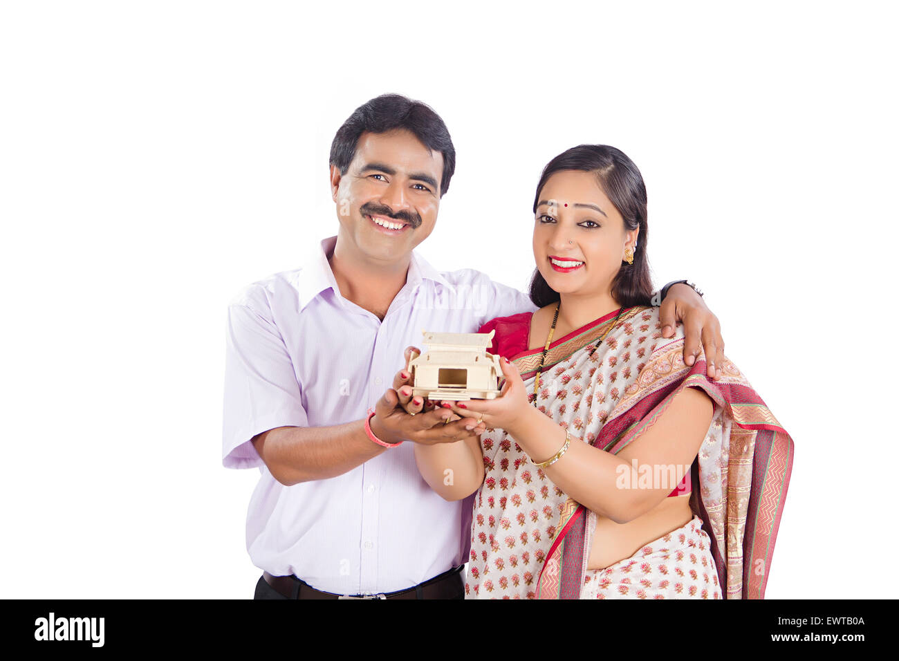 2 indian Married Dummy house showing Stock Photo - Alamy