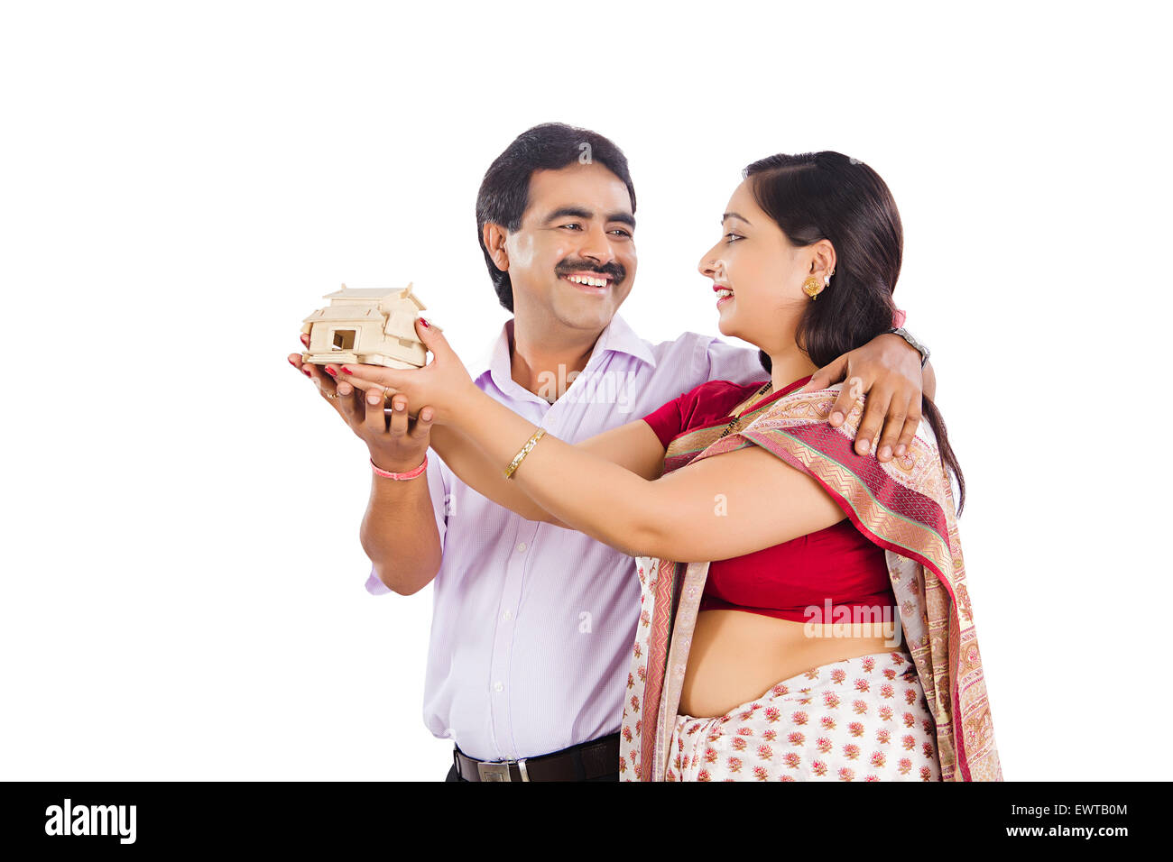 2 indian Married Dummy house Dreaming Stock Photo - Alamy