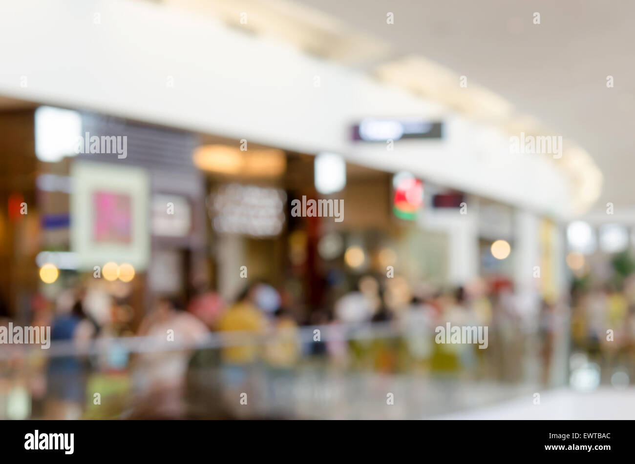 store blur background with bokeh Stock Photo - Alamy