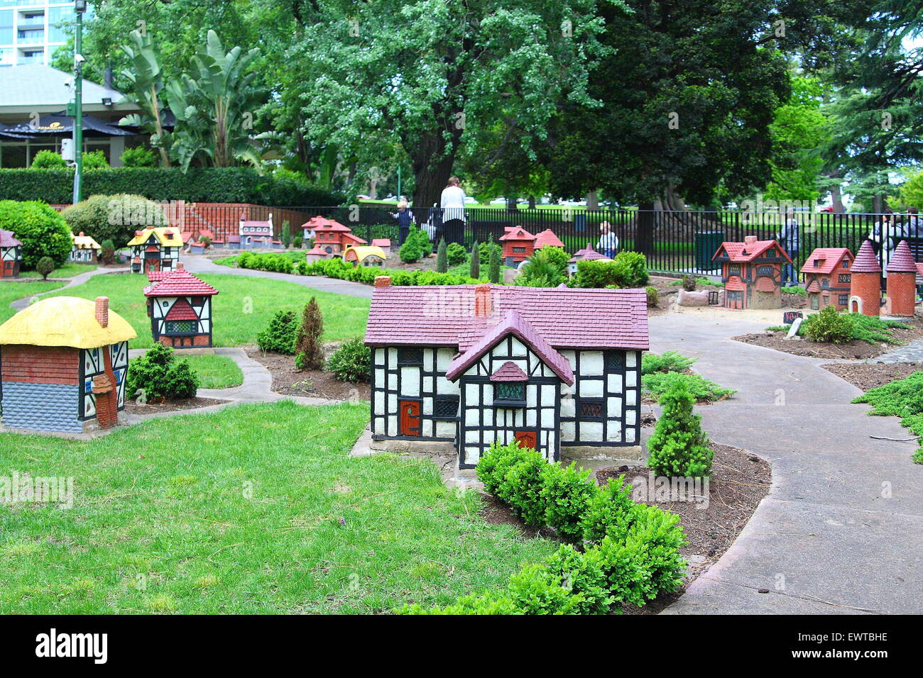 Miniature tudor village hi-res stock photography and images - Alamy