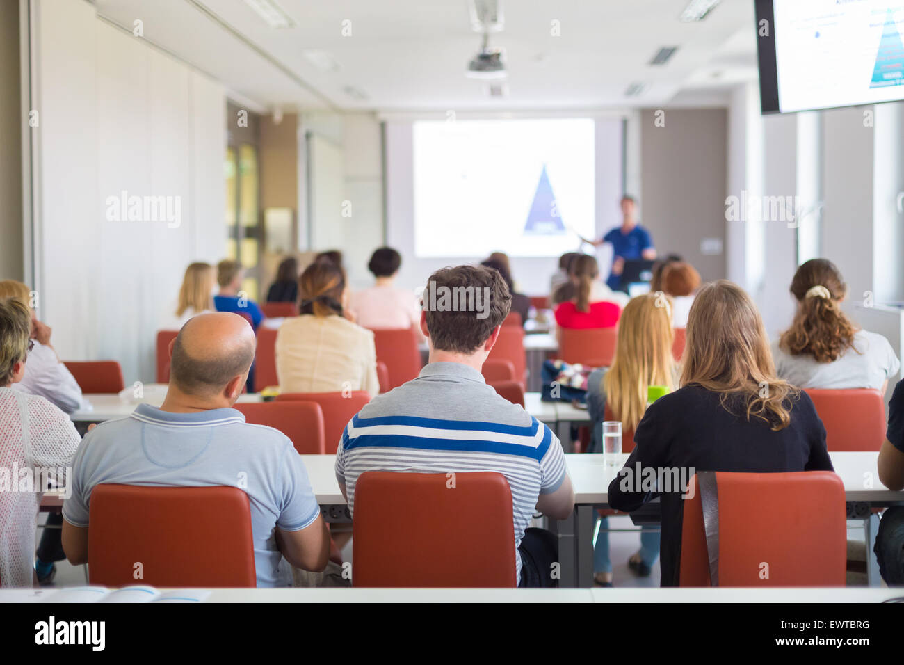 Lecture at university Stock Photo - Alamy