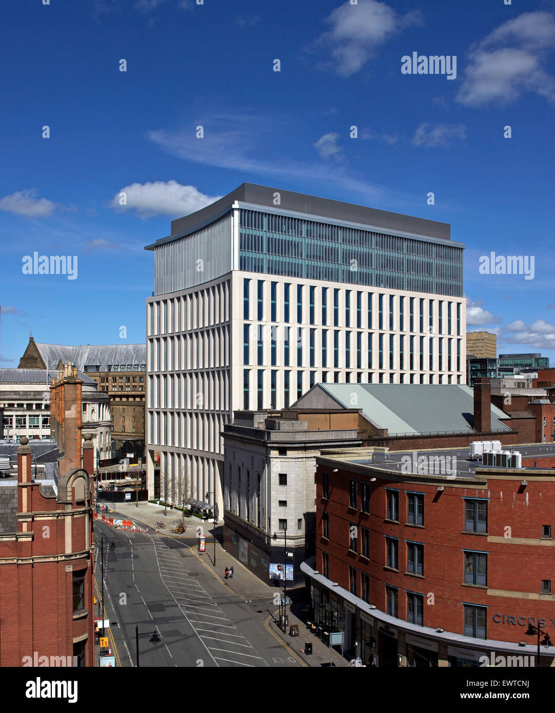 High level contextual view. One St Peter's Square, Manchester, United ...