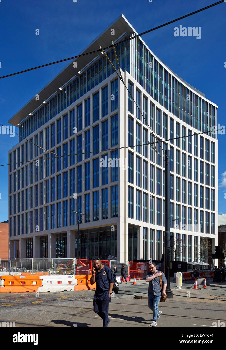 Low level view from St Peter's square. One St Peter's Square ...