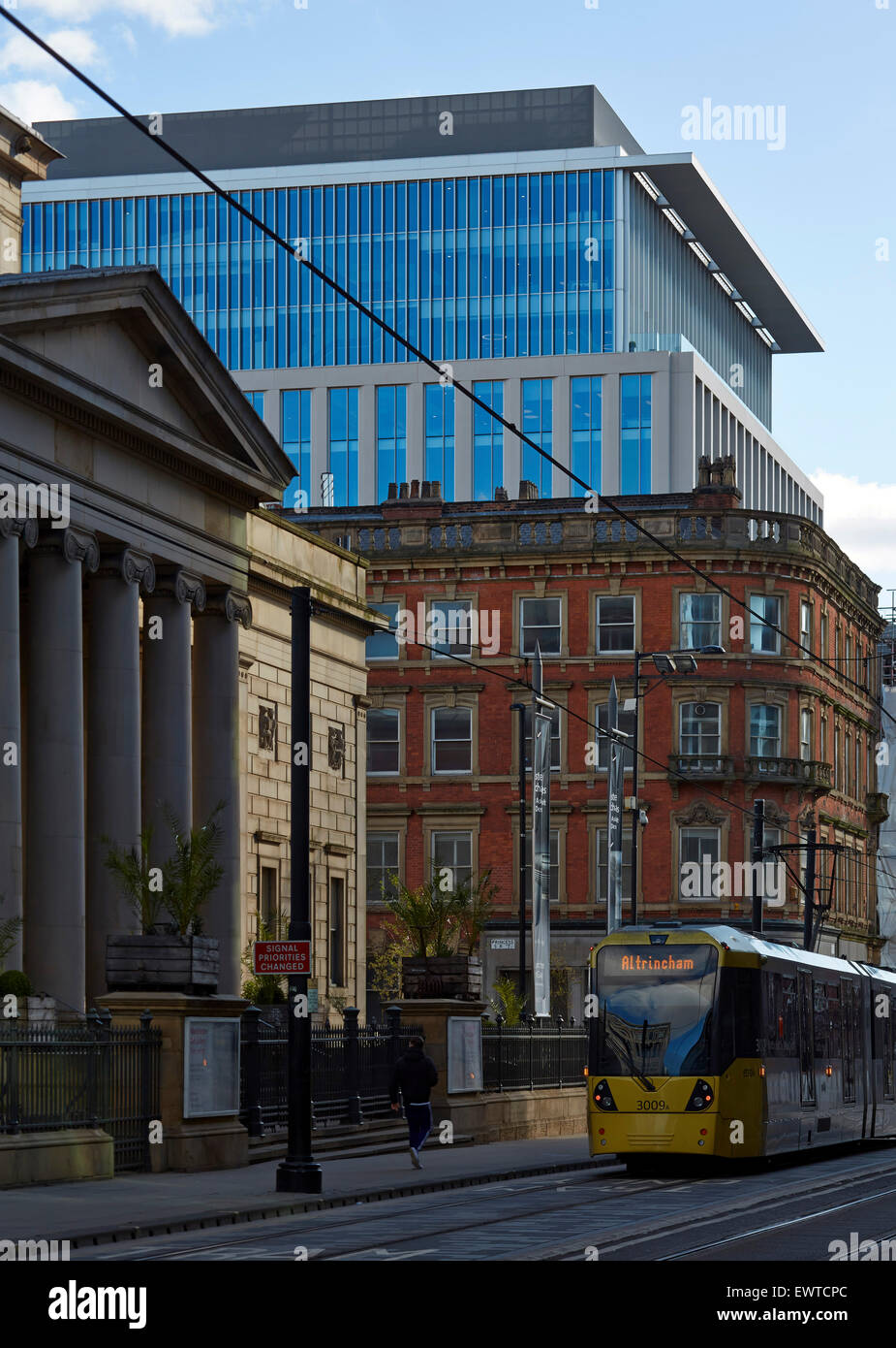 Low level street view one st peters square hi-res stock photography and ...