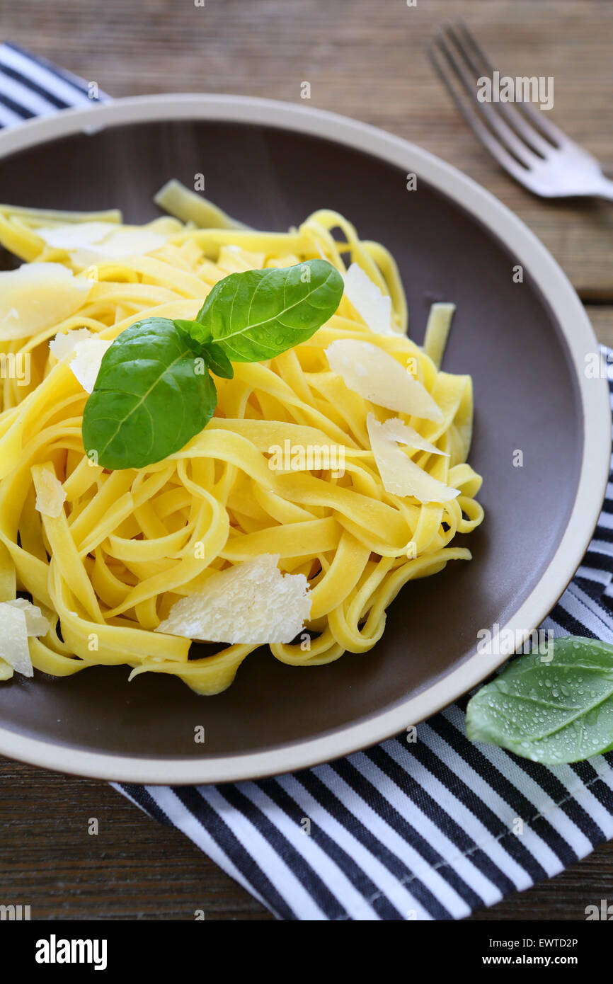 Pasta cheese on plate hi-res stock photography and images - Alamy