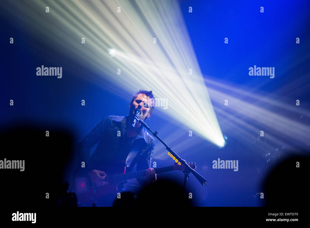 Cologne, Germany. 30th June, 2015. Matthew Bellamy, singer of British ...