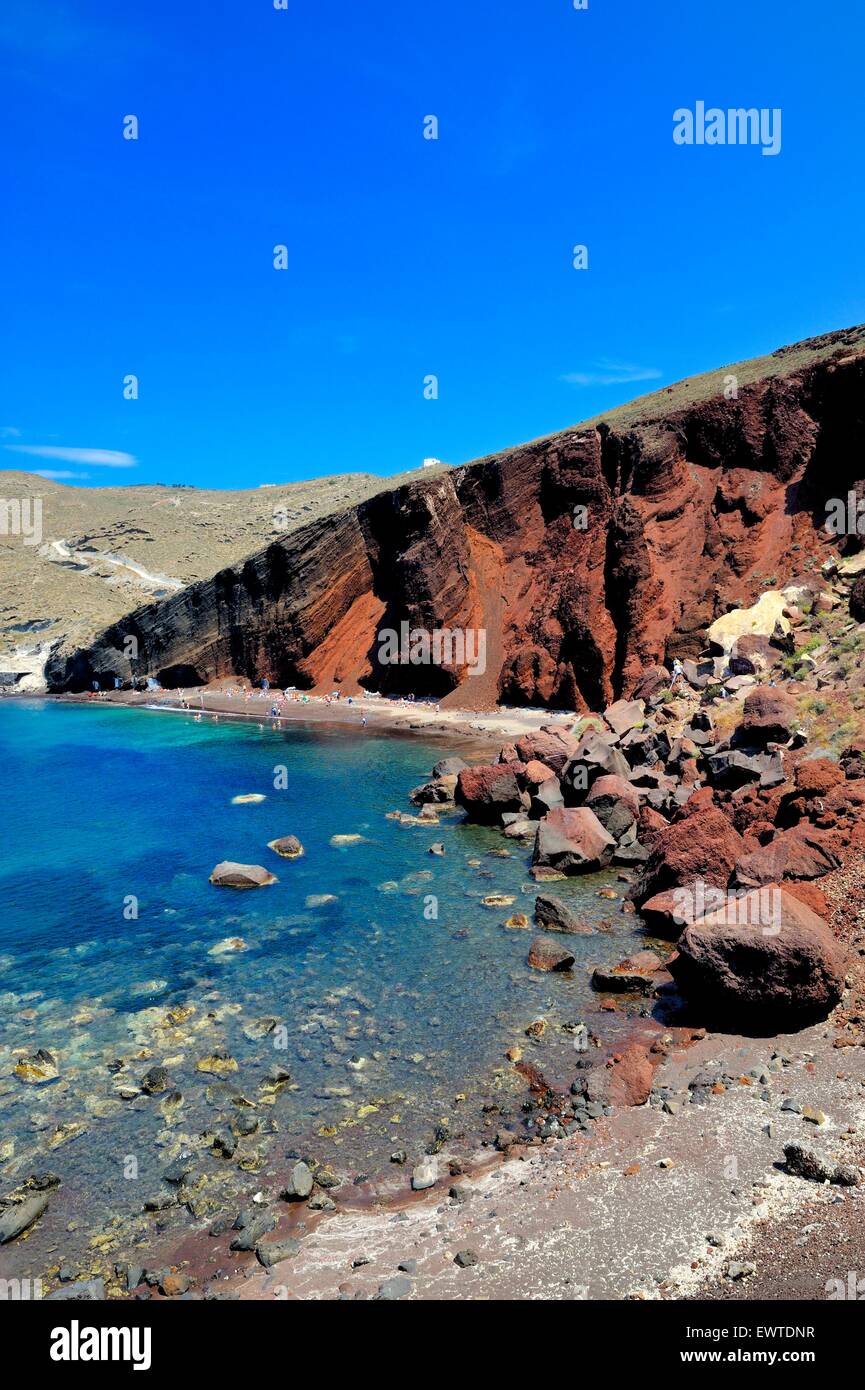 Greece red sky hi-res stock photography and images - Alamy