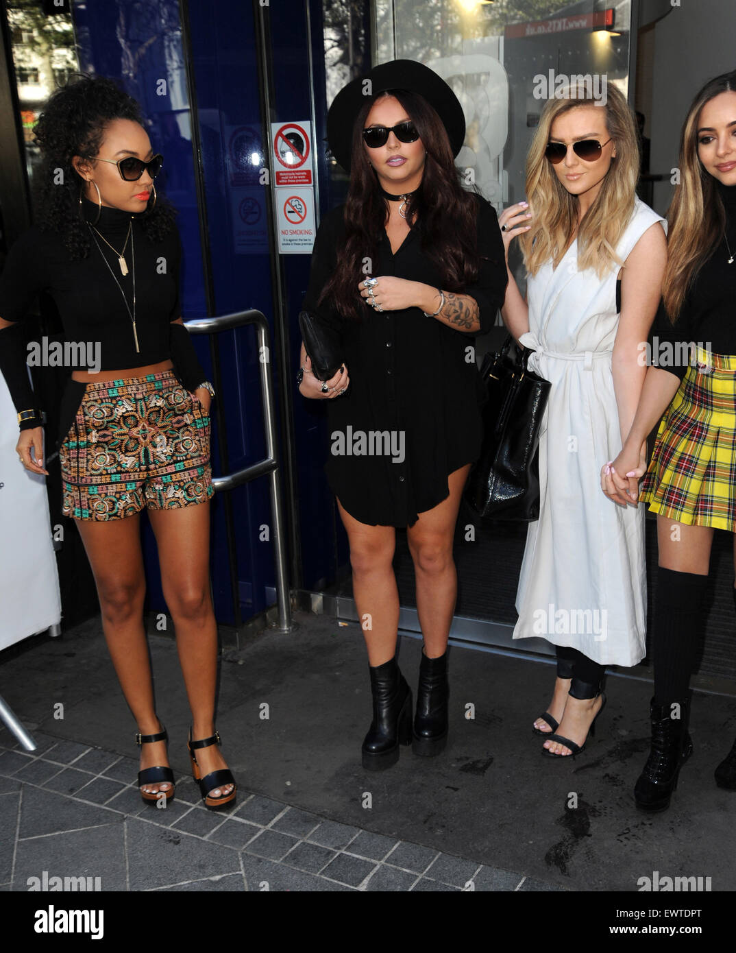 Little Mix outside Global House Featuring: Little Mix Where: London ...