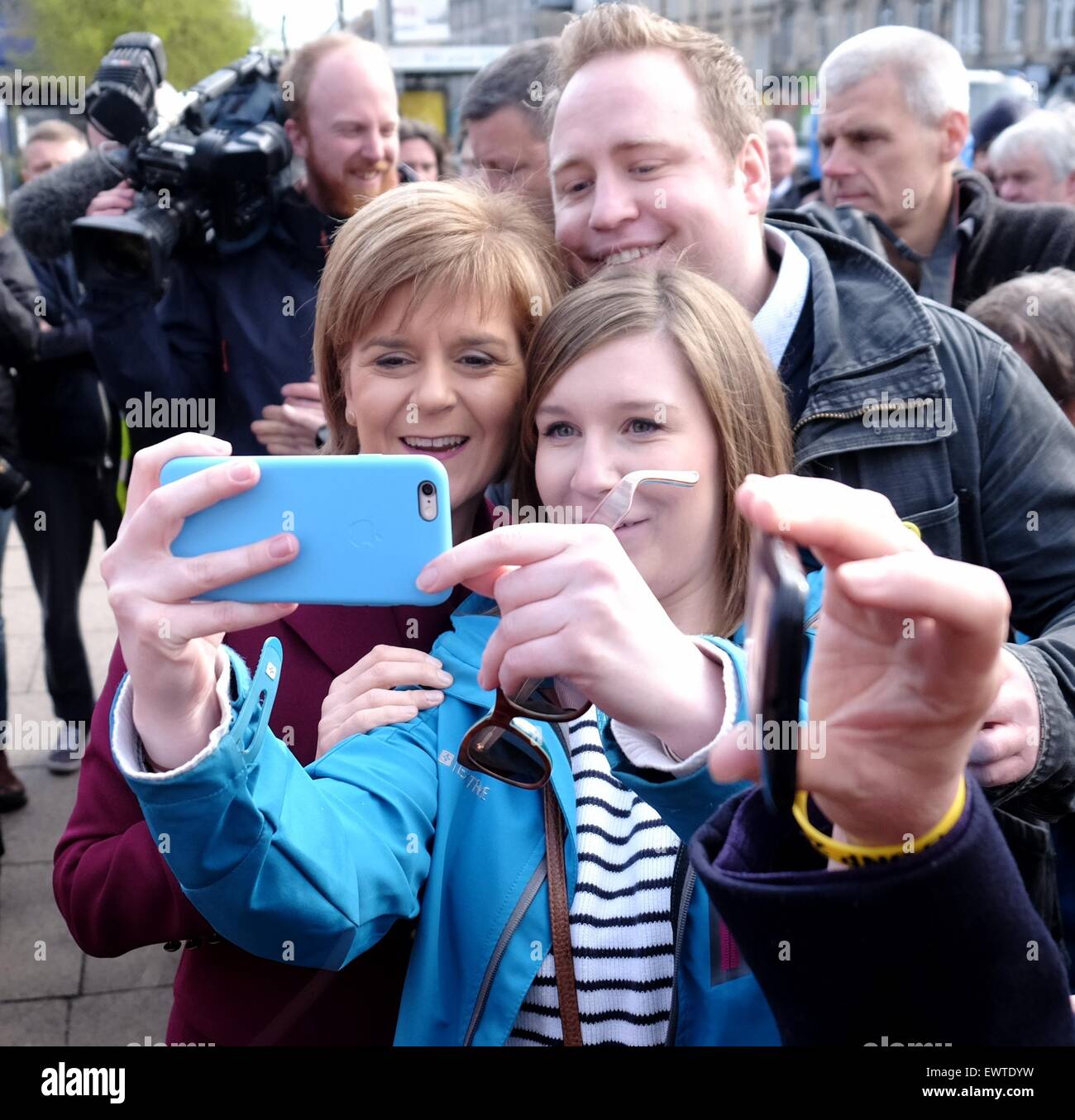 Scotland's First Minister Nicola Sturgeon launches the SNP’s final ...
