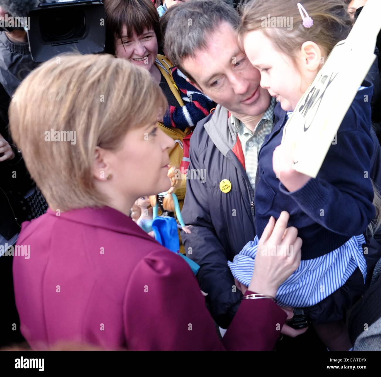 Scotland's First Minister Nicola Sturgeon launches the SNP’s final ...