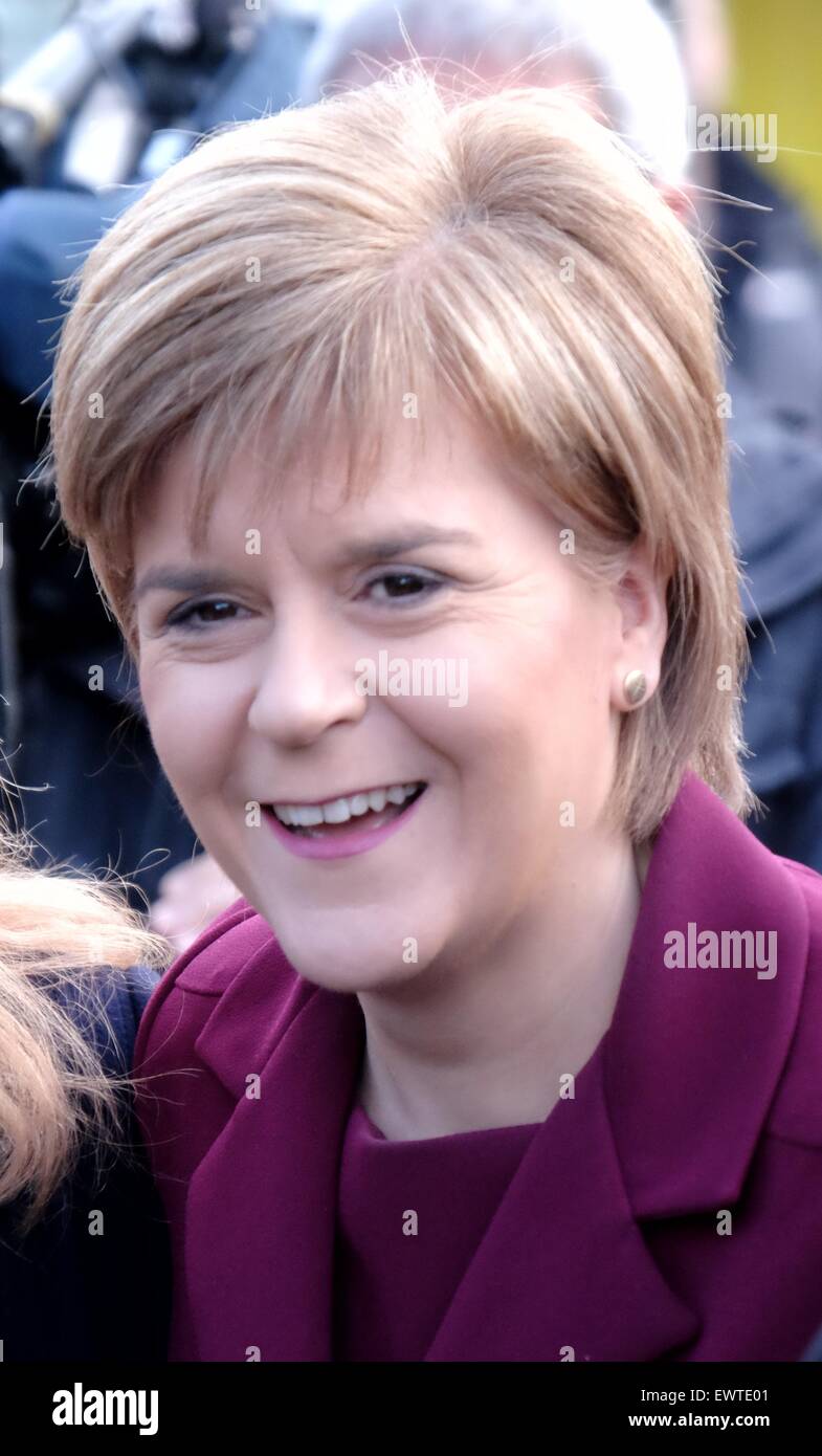 Nicola sturgeon launch the snps general election campaign edinburgh hi ...