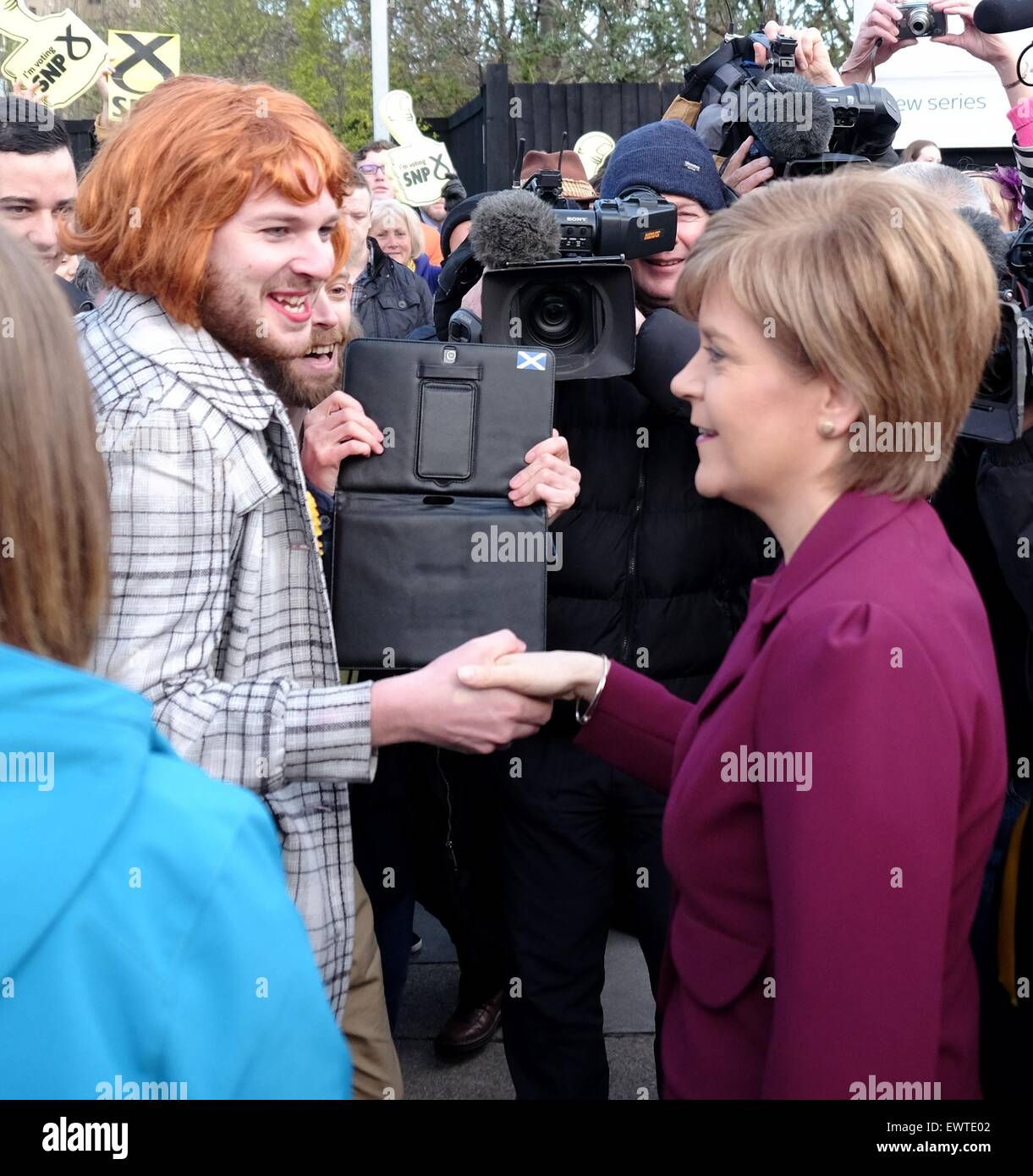 Scotland's First Minister Nicola Sturgeon launches the SNP’s final ...