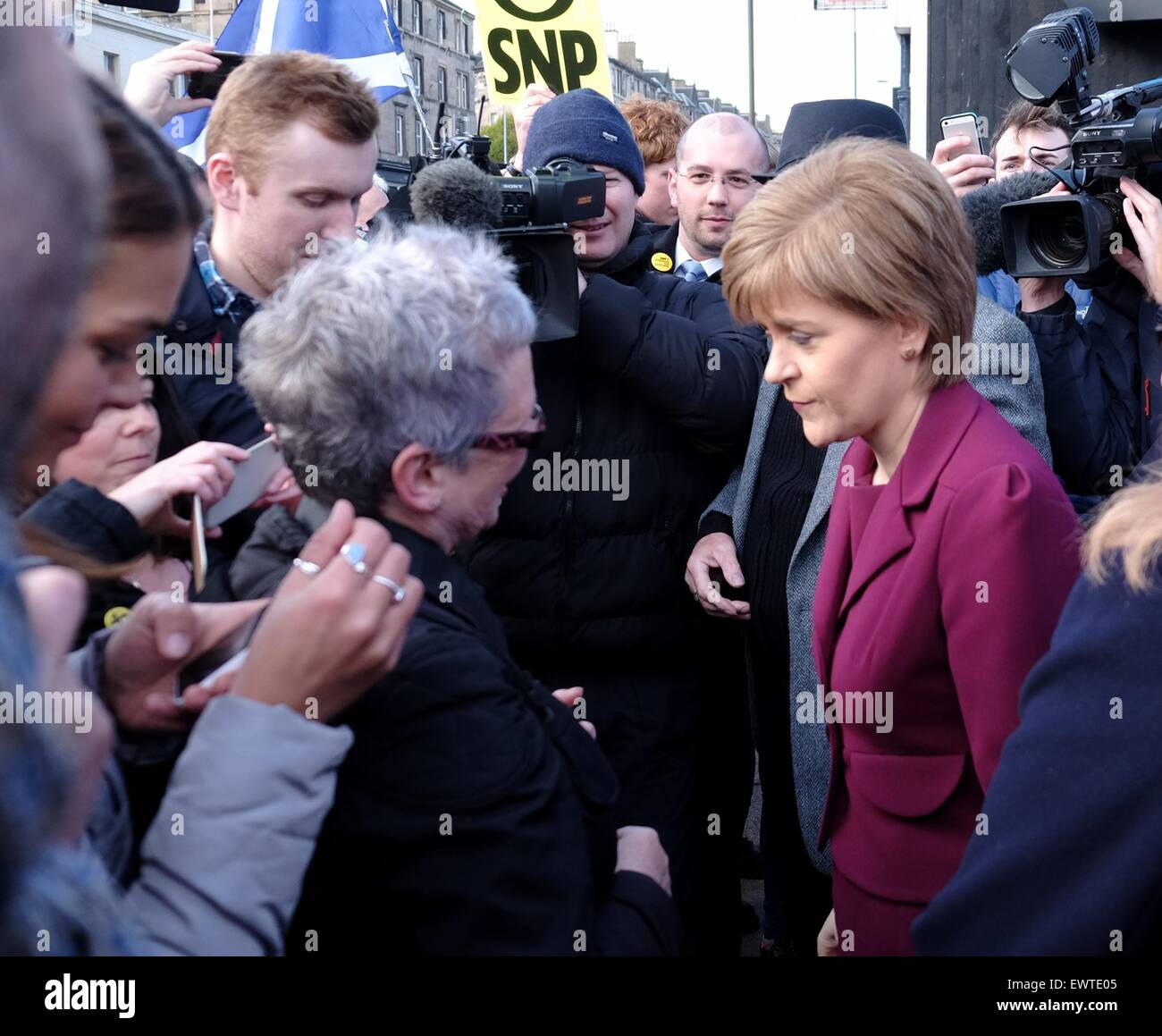 Scotland's First Minister Nicola Sturgeon launches the SNP’s final ...