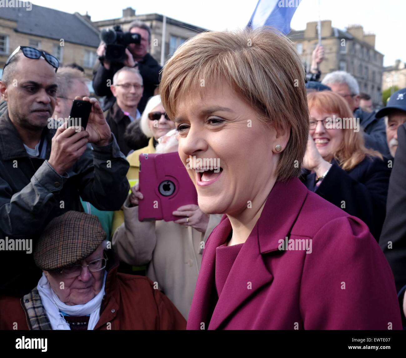 Scotland's First Minister Nicola Sturgeon launches the SNP’s final ...
